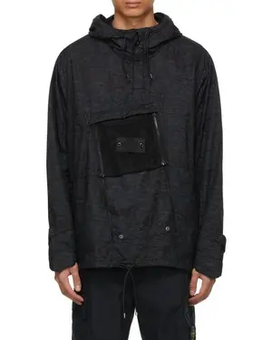Stone Island Abstract Print Hooded Jacket