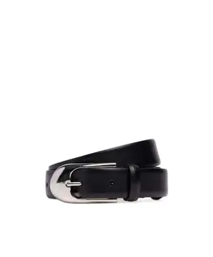 Khaite Remo Nappa Leather Belt - Black