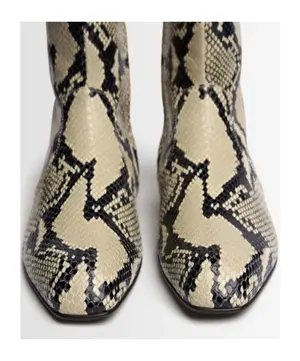 Khaite Python Print Ankle Boots