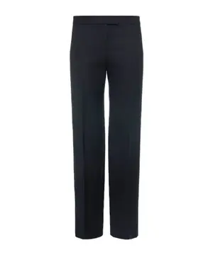Khaite Callen Virgin Wool Blend Straight Leg Pants
