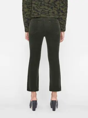 FRAME Le Crop Mid-rise Cropped Trousers