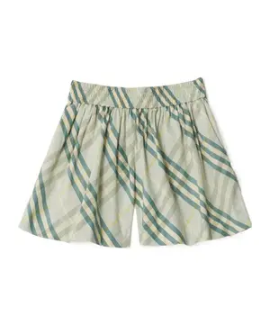 Burberry Check Cotton Shorts