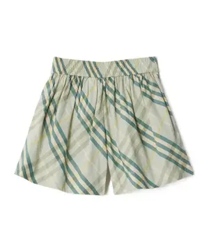 Burberry Check Cotton Shorts
