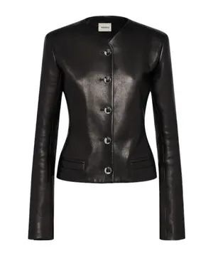 Khaite Nara Leather Jacket