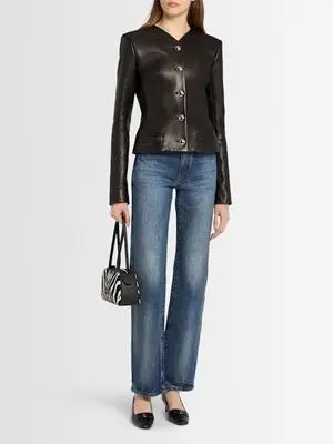 Khaite Nara Leather Jacket