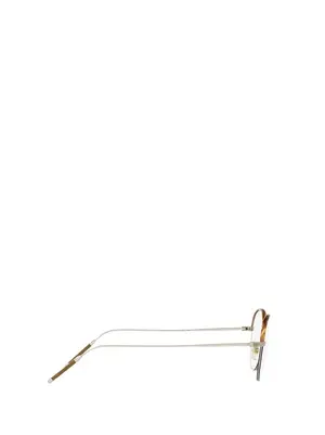 Oliver Spencer Round Frame Glasses - White