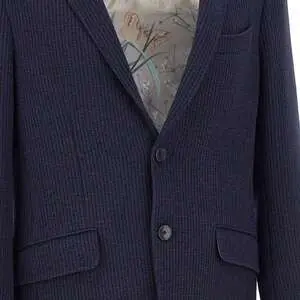 Etro Long-sleeved Lapel Blazer - Black