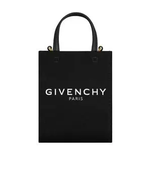 Givenchy Logo Printed Mini Tote Bag - Black