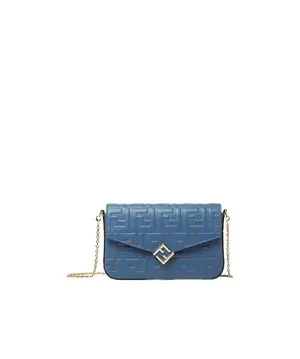 Fendi Ff Diamonds Chain-linked Wallet