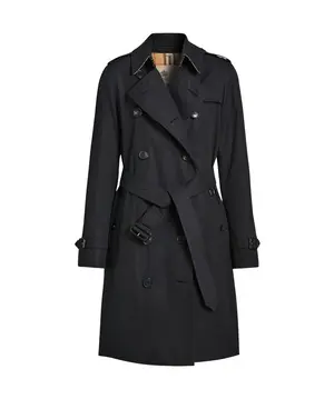 BURBERRY Burberry Kensington Heritage Double Breasted Coat