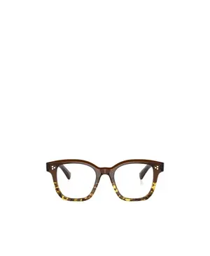 Oliver Spencer Lianella Square-frame Eyeglasses - Brown