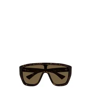 Alexander McQueen Aviator Frame Sunglasses - Black