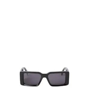 Off-White Rectangle Frame Sunglasses - Gray