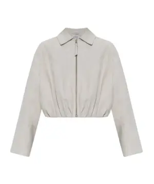 Loewe Suede Goatskin Draped Jacket