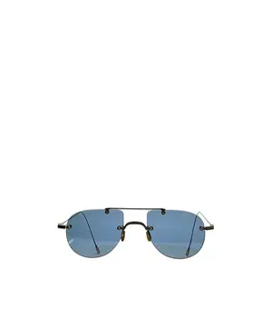 Thom Browne Full Frame Aviator Sunglasses - Blue