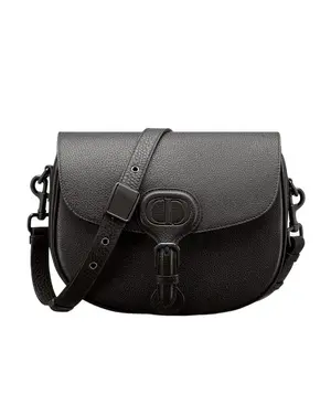 Dior Bobby Medium Shoulder Bag In Grained Cowhide Leather