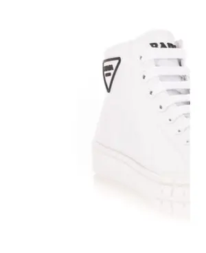 Prada Logo Casual Sports High Top Sneakers
