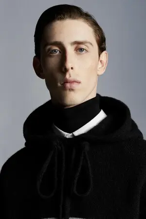 Moncler Logo-intarsia Knitted Hoodie