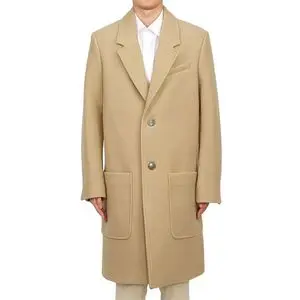 AMI Paris Virgin Wool Single-breasted Coat
