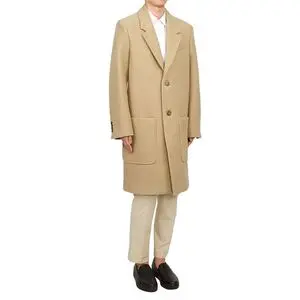 AMI Paris Virgin Wool Single-breasted Coat