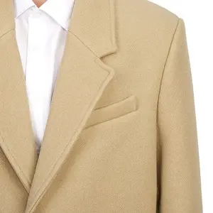 AMI Paris Virgin Wool Single-breasted Coat