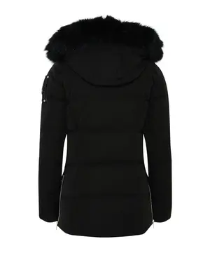 Moose Knuckles Puffer Jacket With Fur Trimmed Hood