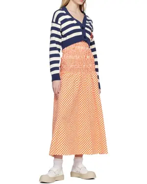 Kenzo Striped V-neck Knitted Cardigan