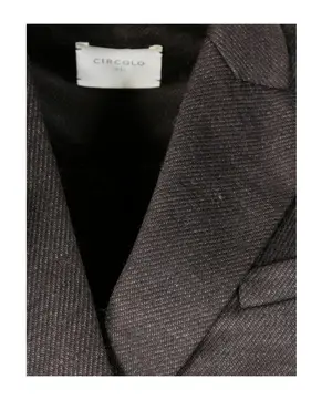 CIRCOLO 1901 Double-breasted Tailored Blazer - Black