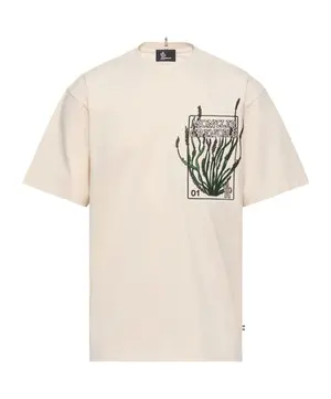 Moncler Embroidered Botanical Motif T-shirt