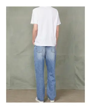Officine Générale Straight Leg Vintage Denim Jeans