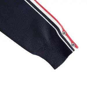Thom Browne Signature Stripe Trim Jumper