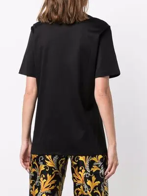 Versace Medusa Head Crystal Embellished Crewneck T-shirt