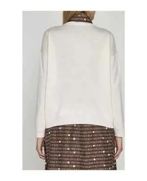 Max Mara Long-sleeved Knitted Sweater