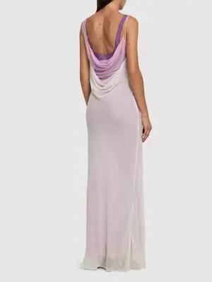 Christopher Esber Sleeveless Graduated Maxi Dress