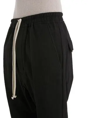Rick Owens Drop Crotch Cropped Trousers