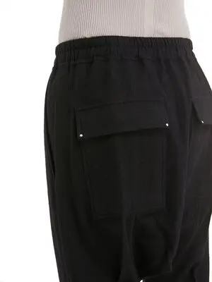 Rick Owens Drop Crotch Cropped Trousers