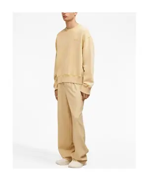 AMI Paris Logo Embroidered Cotton Sweatshirt
