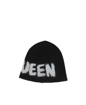 Alexander McQueen Logo Intarsia Knitted Beanie