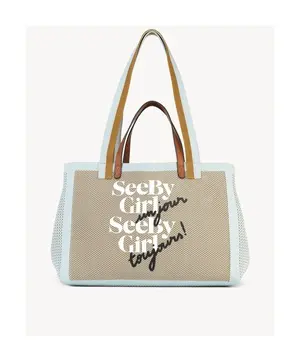 See By Chloé Logo Tote Bag