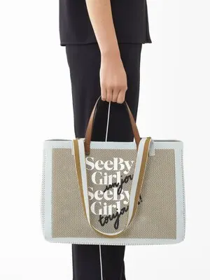 See By Chloé Logo Tote Bag