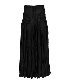 Alaïa Textured Knit Skirt