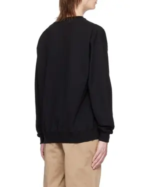 Versace Logo Embroidered Crewneck Sweatshirt
