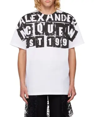 Alexander McQueen Logo Printed Crewneck T-shirt