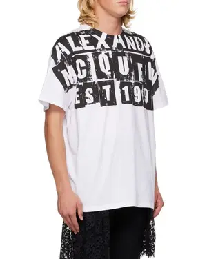 Alexander McQueen Logo Printed Crewneck T-shirt