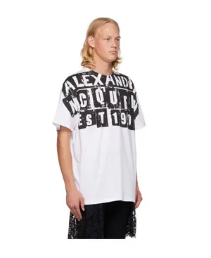 Alexander McQueen Logo Printed Crewneck T-shirt