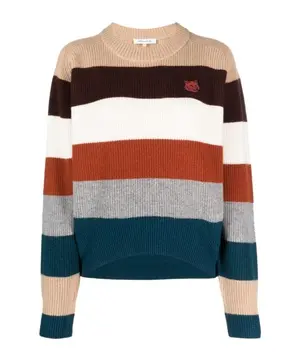 Maison Kitsune Striped Sweaters For Women