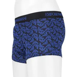 Emporio Armani Three-piece Set Of Logo Underwear - Blue