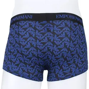 Emporio Armani Three-piece Set Of Logo Underwear - Blue