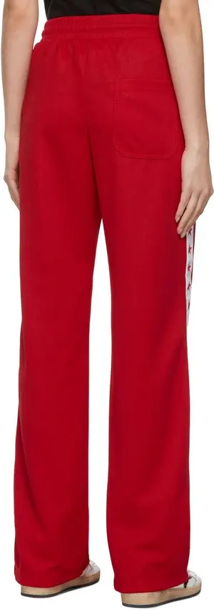 GOLDEN GOOSE Star Tape Trackpants - Red