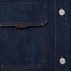 Gucci Relaxed Fit Denim Shirt